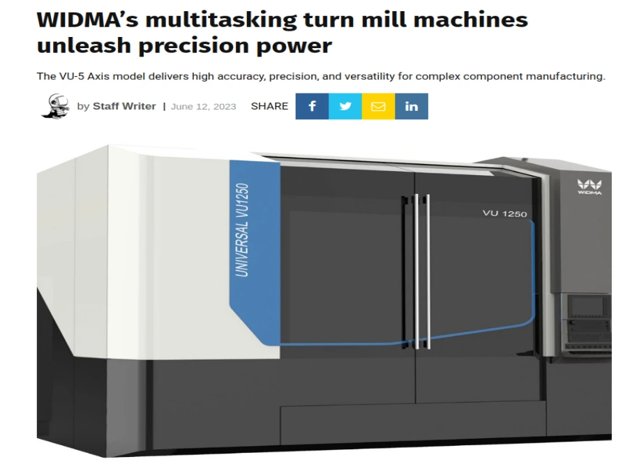 Media Coverage - Widma - Machineering Simplified