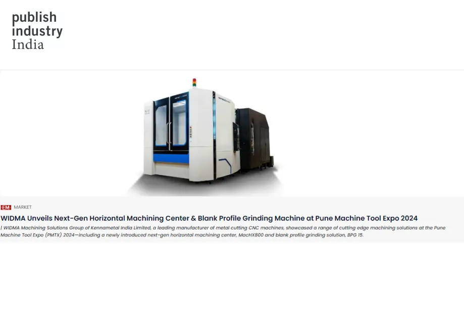 Media Coverage - Widma - Machineering Simplified