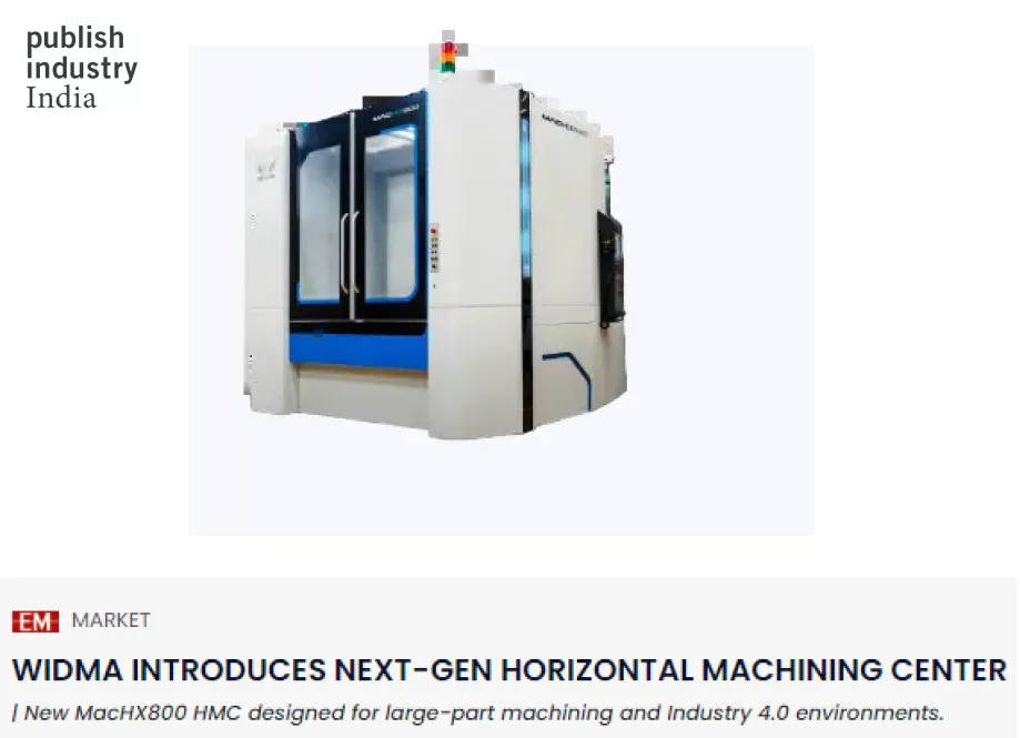 Media Coverage - Widma - Machineering Simplified